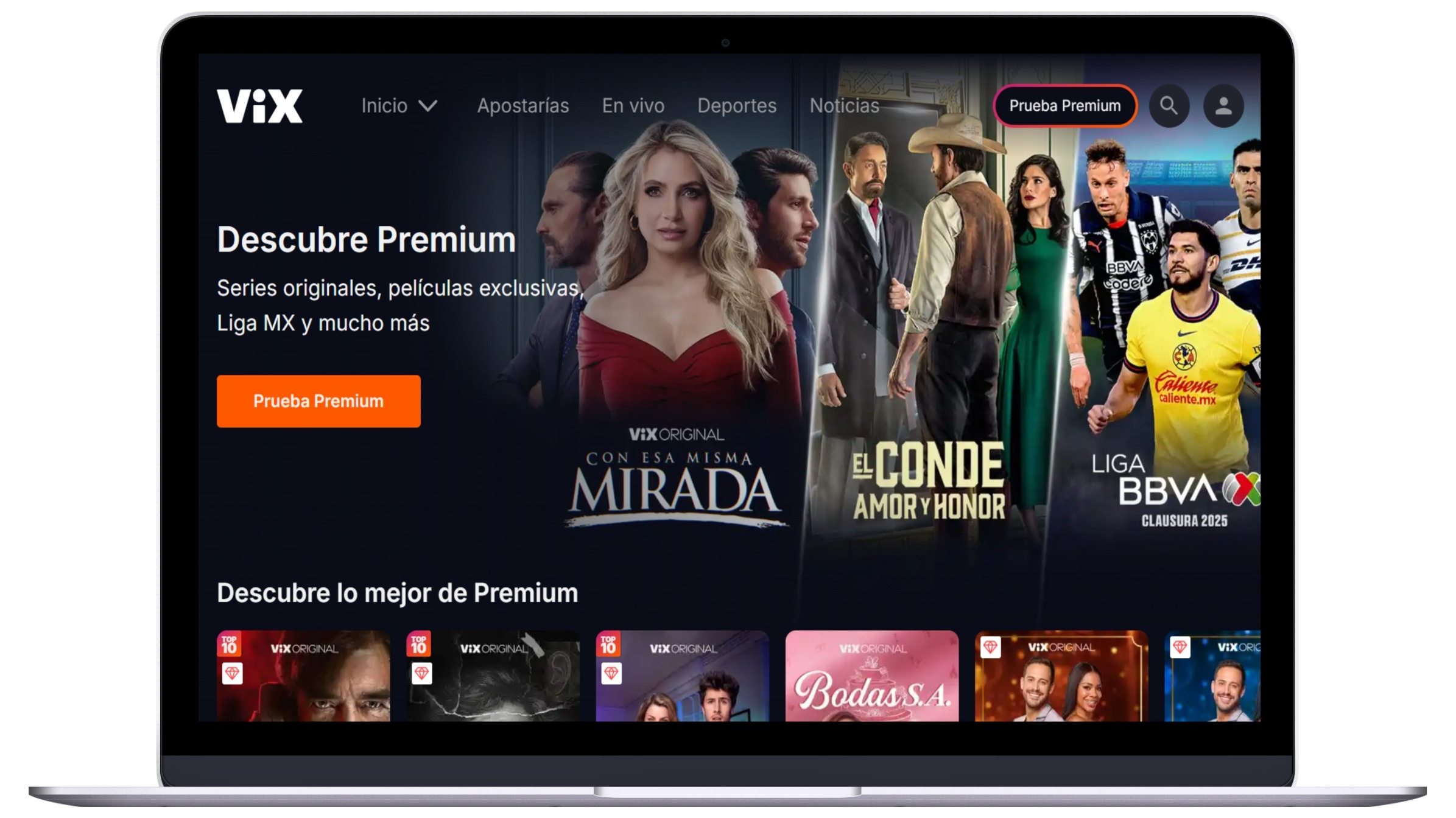 Inicio de sesión en ViX Premium con Sky – ayudasky