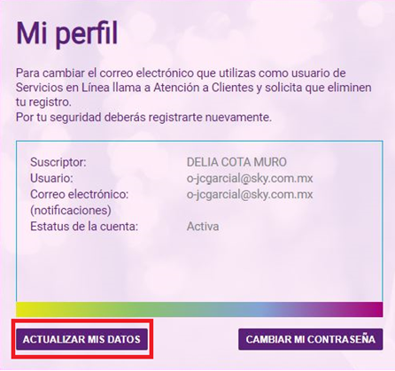 ¿Cómo cambio mi correo electrónico para recibir facturas fiscales de Blue Telecomm? – ayudasky