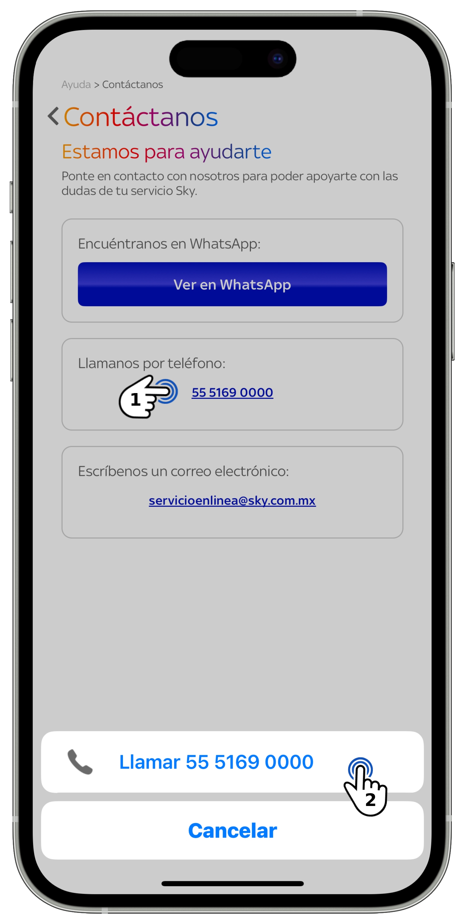 ¿Cómo puedo ponerme en contacto con Sky? (Aplica para México) – ayudasky