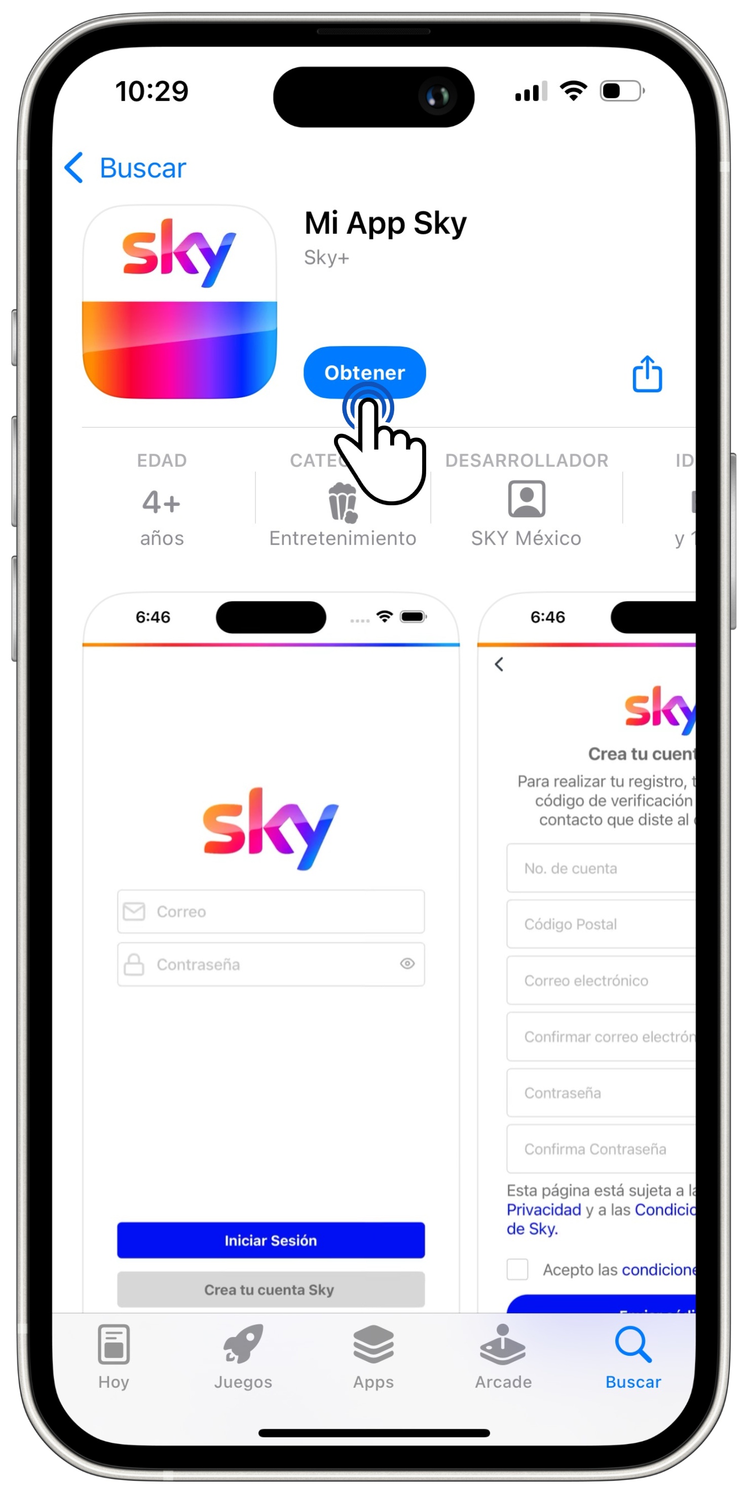 Creación de Mi Cuenta en Mi App Sky (Aplica para México) – ayudasky
